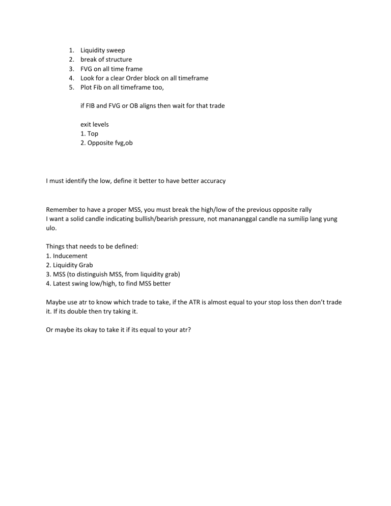 Trading Strategy: Liquidity, FVG, Order Blocks, Fib