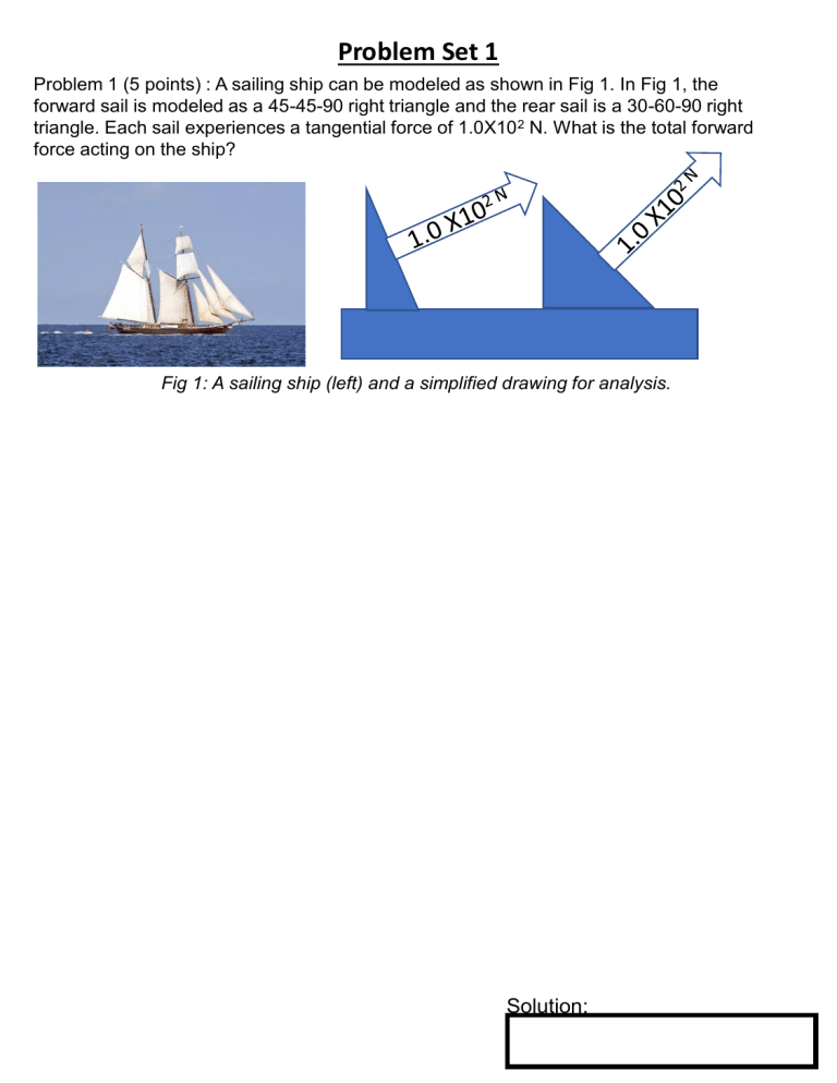 Physics Problem Set: Forces and Vectors