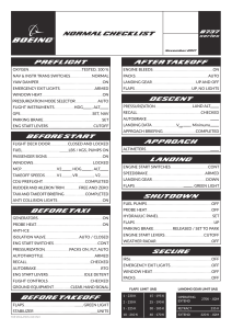 Boeing 777 Quick Reference Handbook - Flight Crew Operations