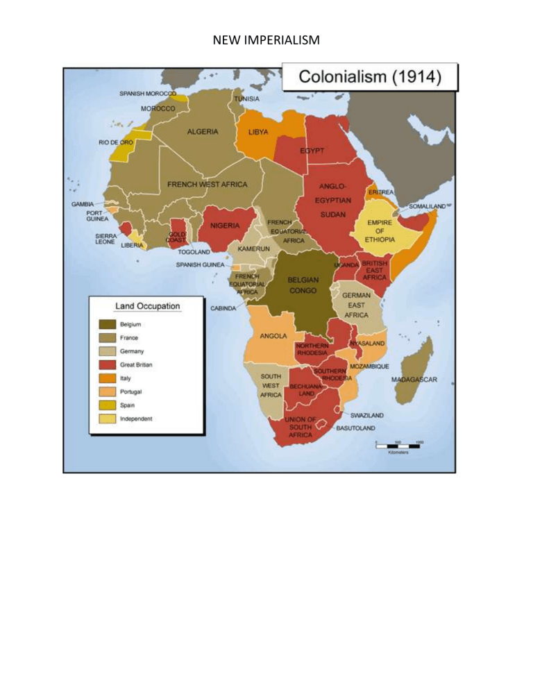 New Imperialism: African Colonies 1914