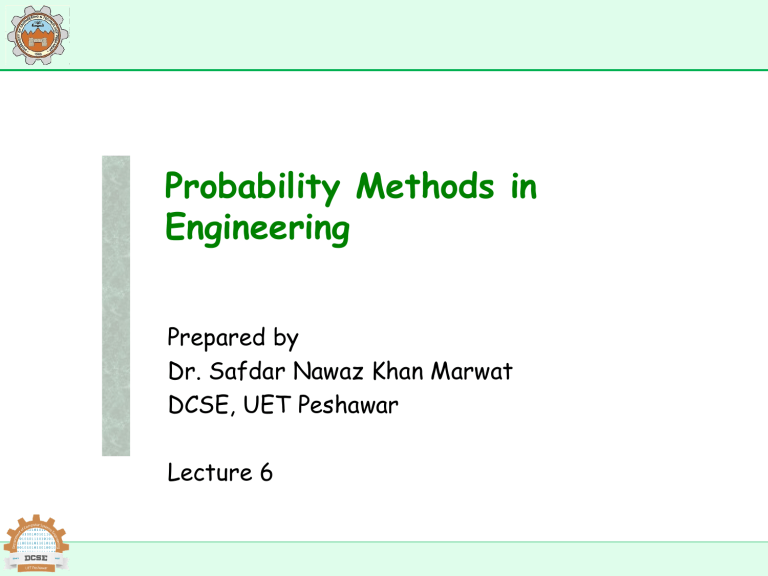 Probability Methods in Engineering: Conditional Probability
