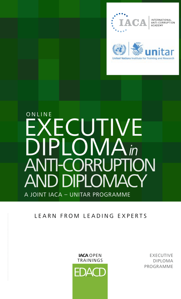 Executive Diploma in Anti-Corruption and Diplomacy