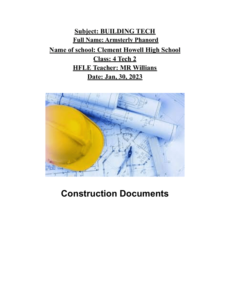 Building Tech Construction Document