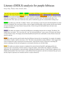 Purple Hibiscus Summary & Analysis