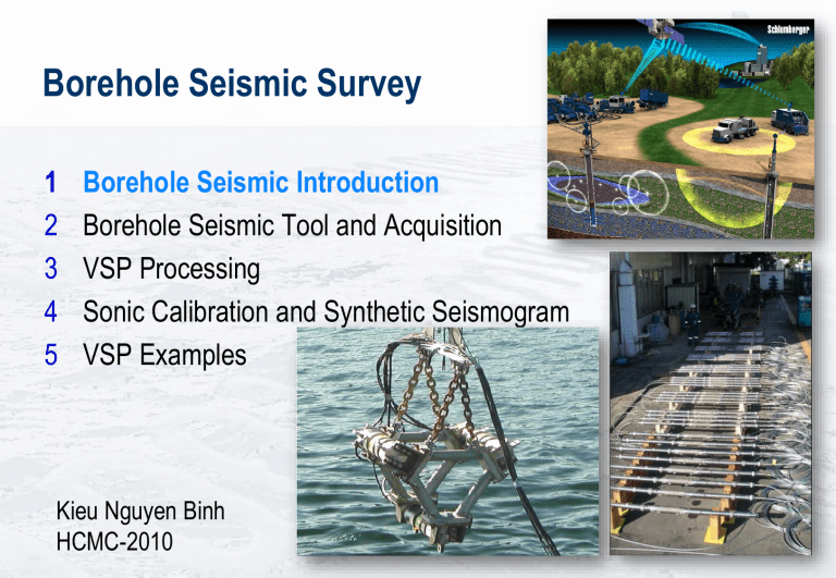 Borehole Seismic Survey: VSP Techniques & Applications