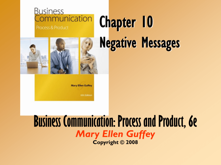 Negative Messages in Business Communication