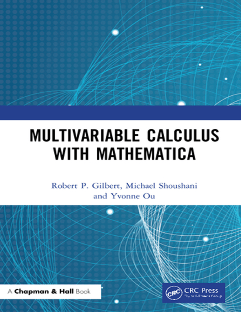 Multivariable Calculus with Mathematica Textbook