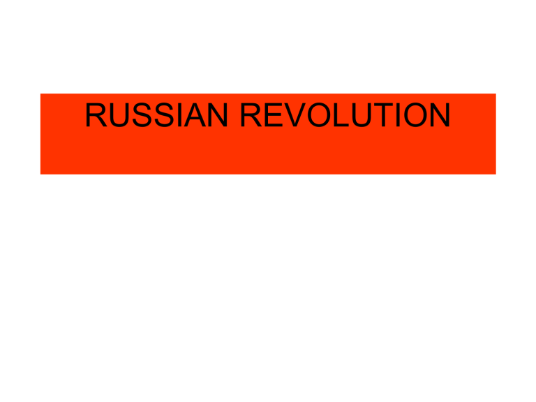 Russian Revolution: Causes, Events, and Key Figures