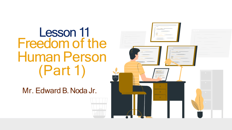 Freedom of the Human Person: Philosophical Perspectives