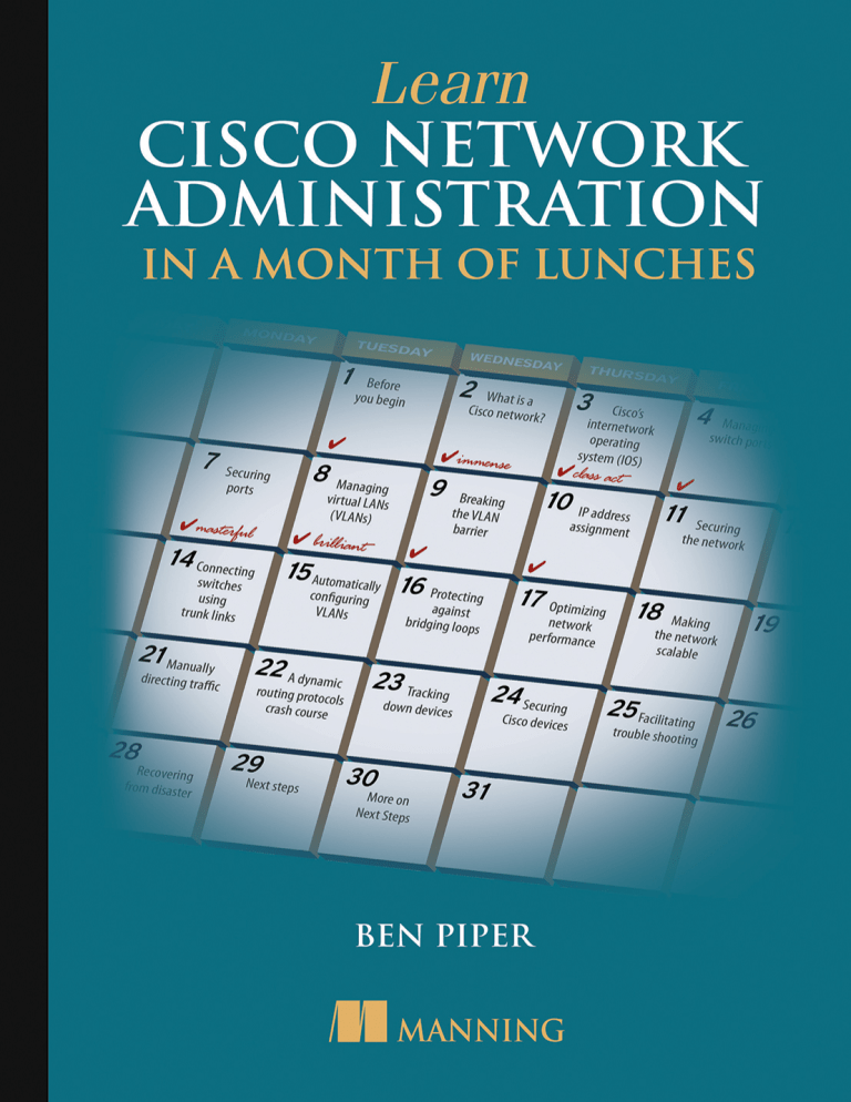 Cisco Network Administration Textbook