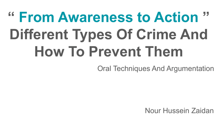 Crime Types & Prevention: Theft, Murder, Cybercrime, Kidnapping