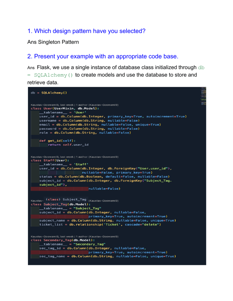 Singleton Pattern in Flask with SQLAlchemy