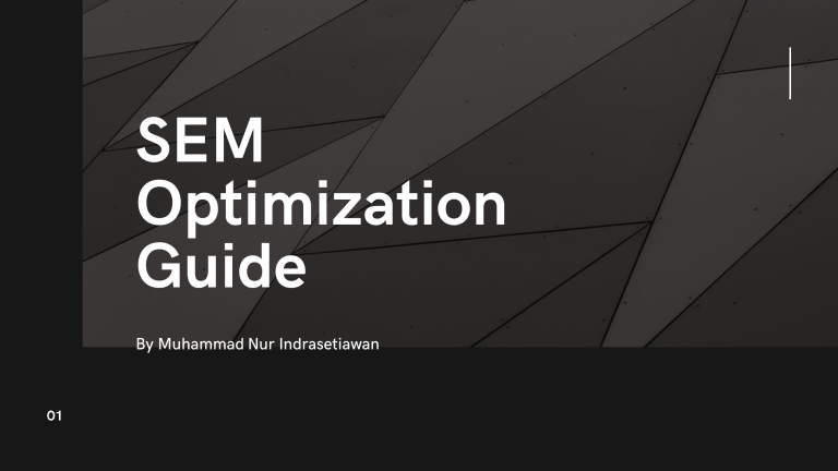 SEM Optimization Guide