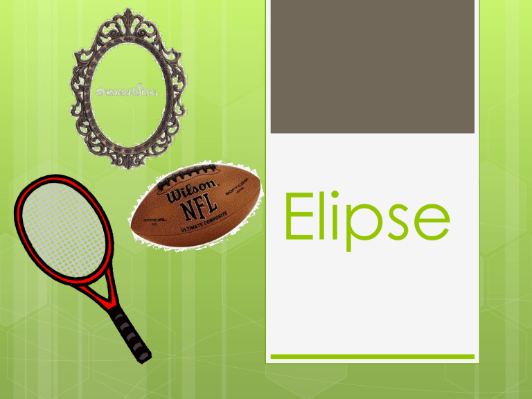 Elipse: Definición, Elementos y Ecuaciones