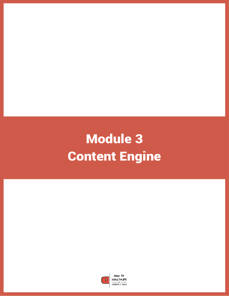 Content Engine Module: YouTube Content Creation