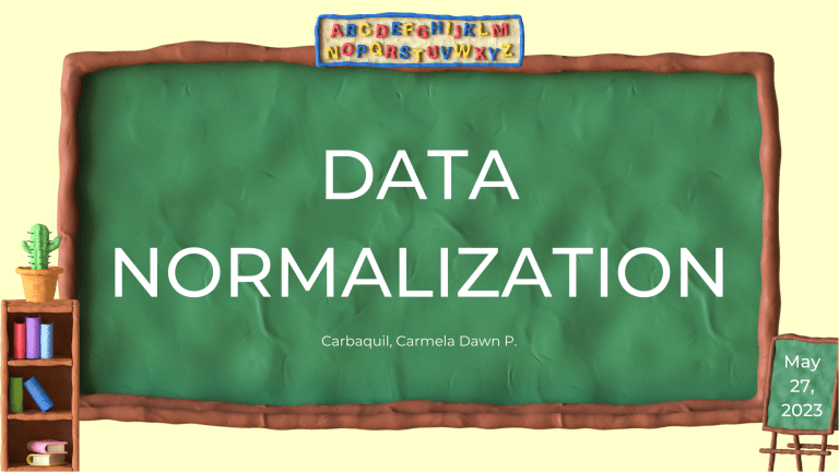 Data Normalization: Database Design Principles