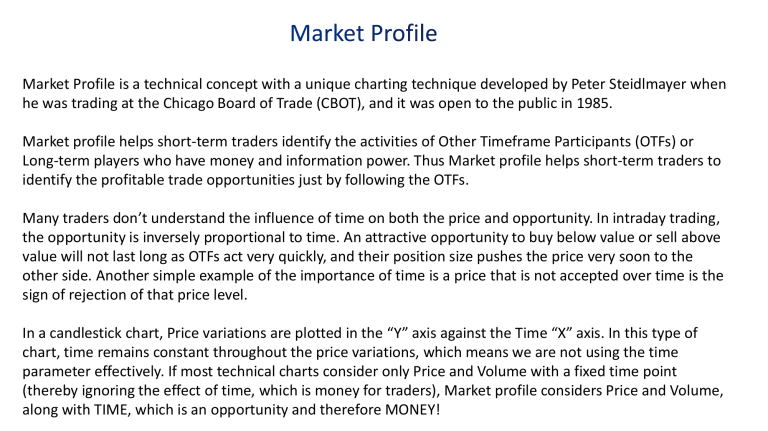 Market Profile Charting: Introduction and Value Area Calculation