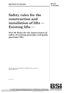 EN 81-20 & EN 81-50: New European Lift Standards Explained