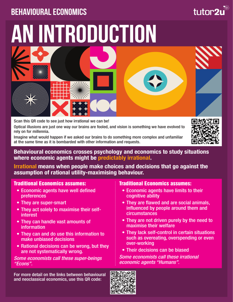 Behavioral Economics: An Introduction