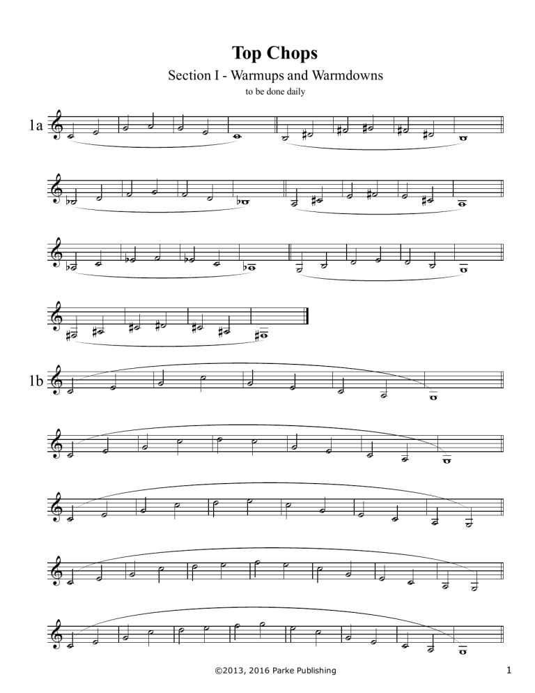 Top Chops: Instrumental Practice Sheet Music