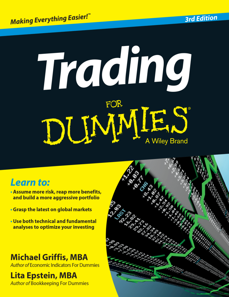 Trading for Dummies: 3rd Edition