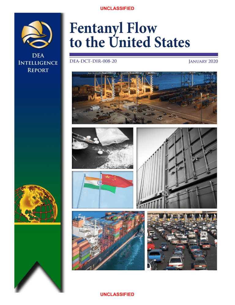 Fentanyl Flow to US: DEA Intelligence Report