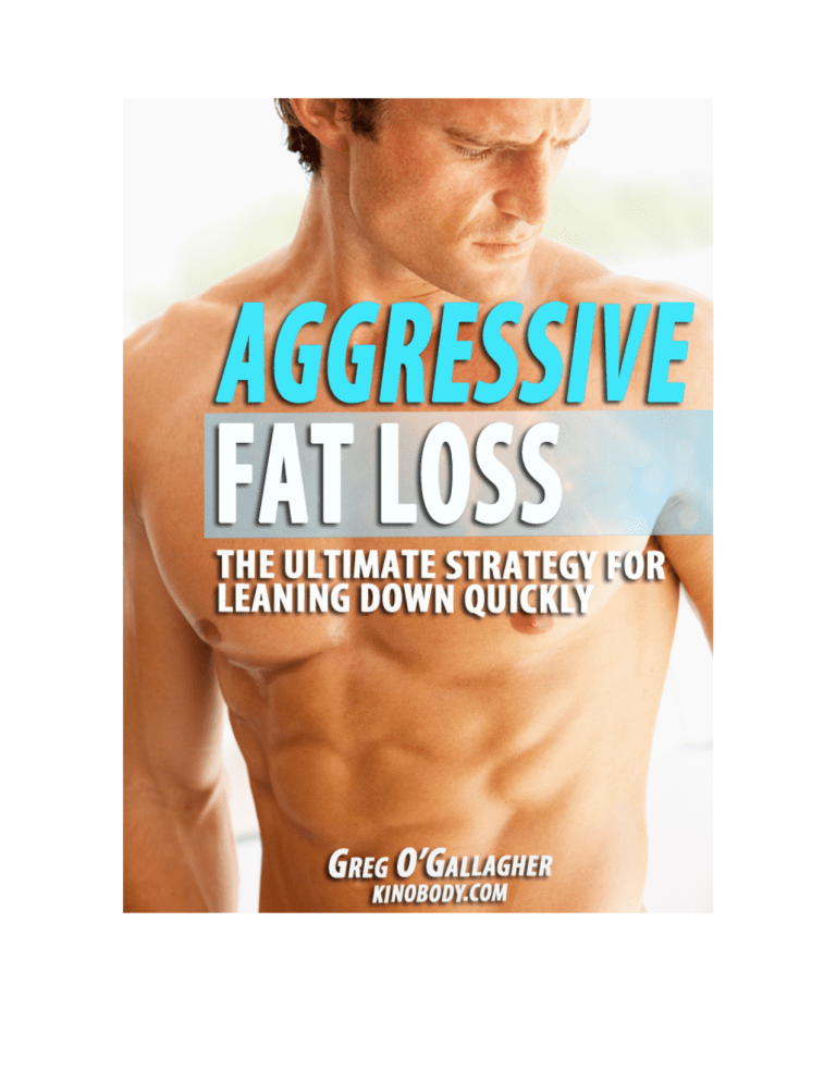 Aggressive Fat Loss Guide: Diet & Intermittent Fasting