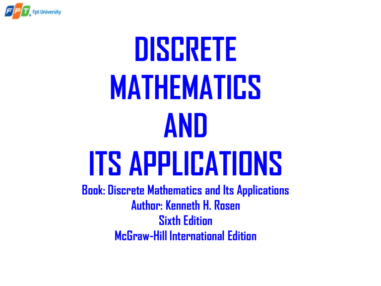 Discrete Mathematics: Logic and Proofs
