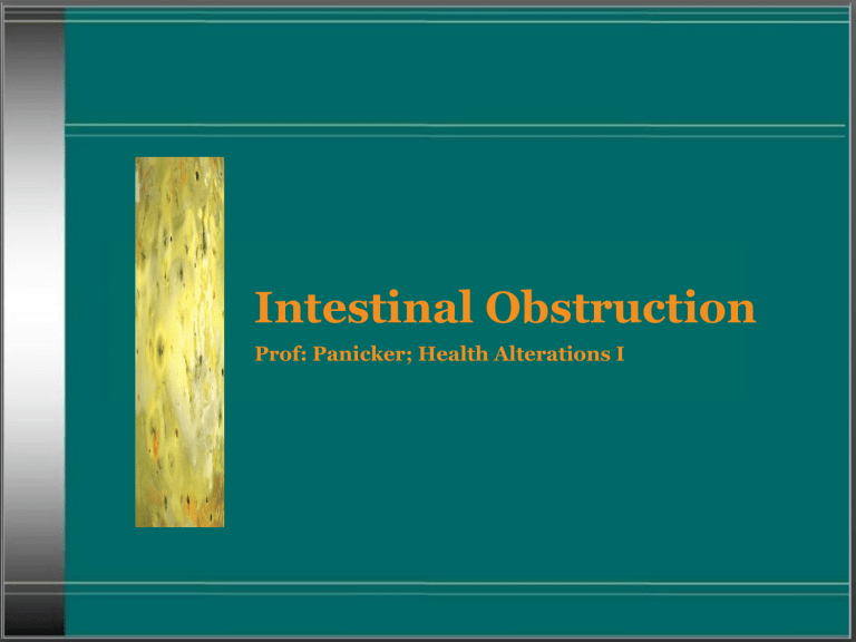 Intestinal Obstruction: Causes, Symptoms, & Treatment