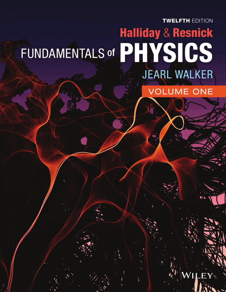 Fundamentals of Physics Textbook - Volume 1