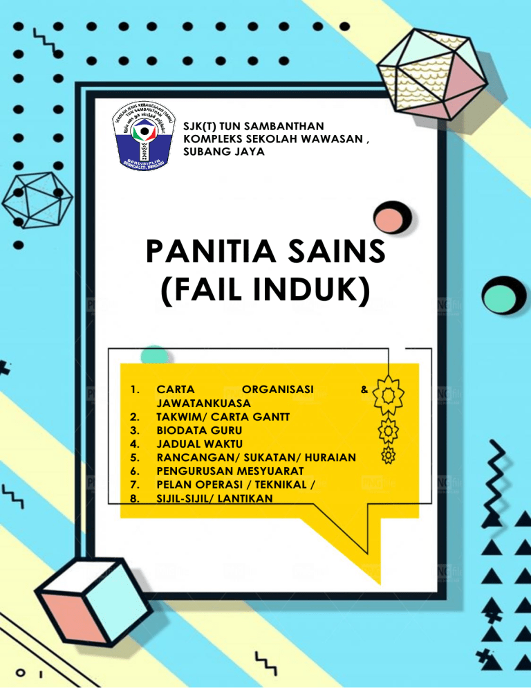 Fail Induk Panitia Sains SJK(T) Tun Sambanthan