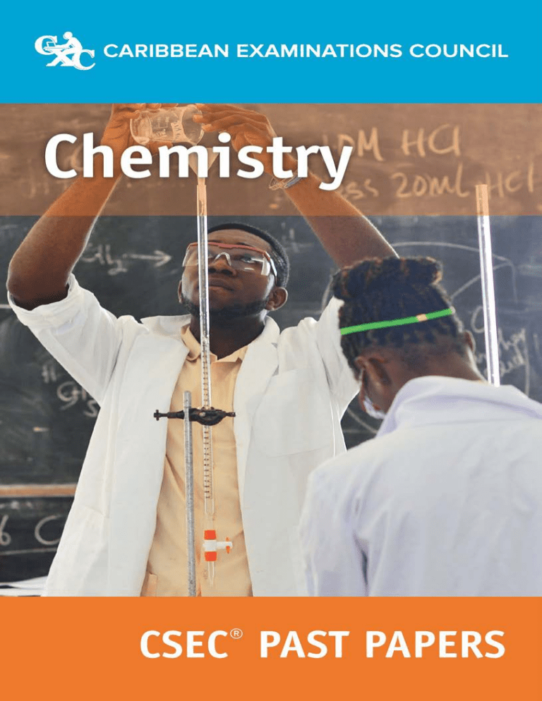 CSEC Chemistry Past Papers 2005-2018