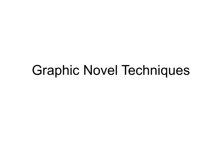 Graphic Novel Techniques Presentation