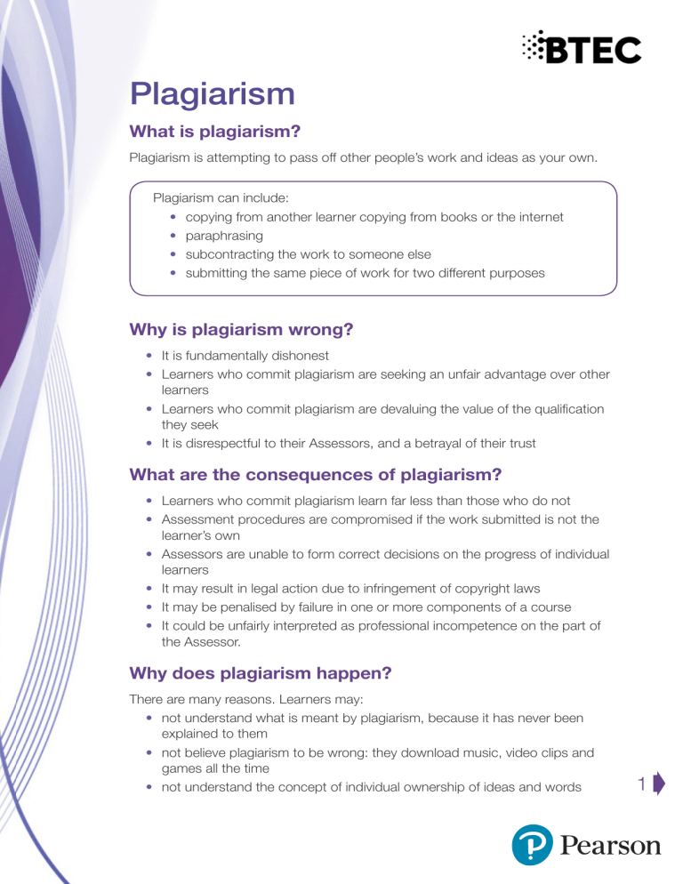 Understanding Plagiarism: A Guide for Educators & Learners