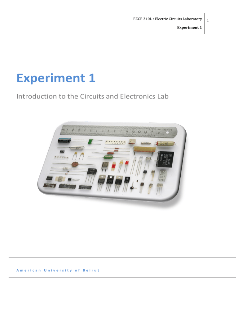 Electric Circuits Lab Manual: Components & Safety